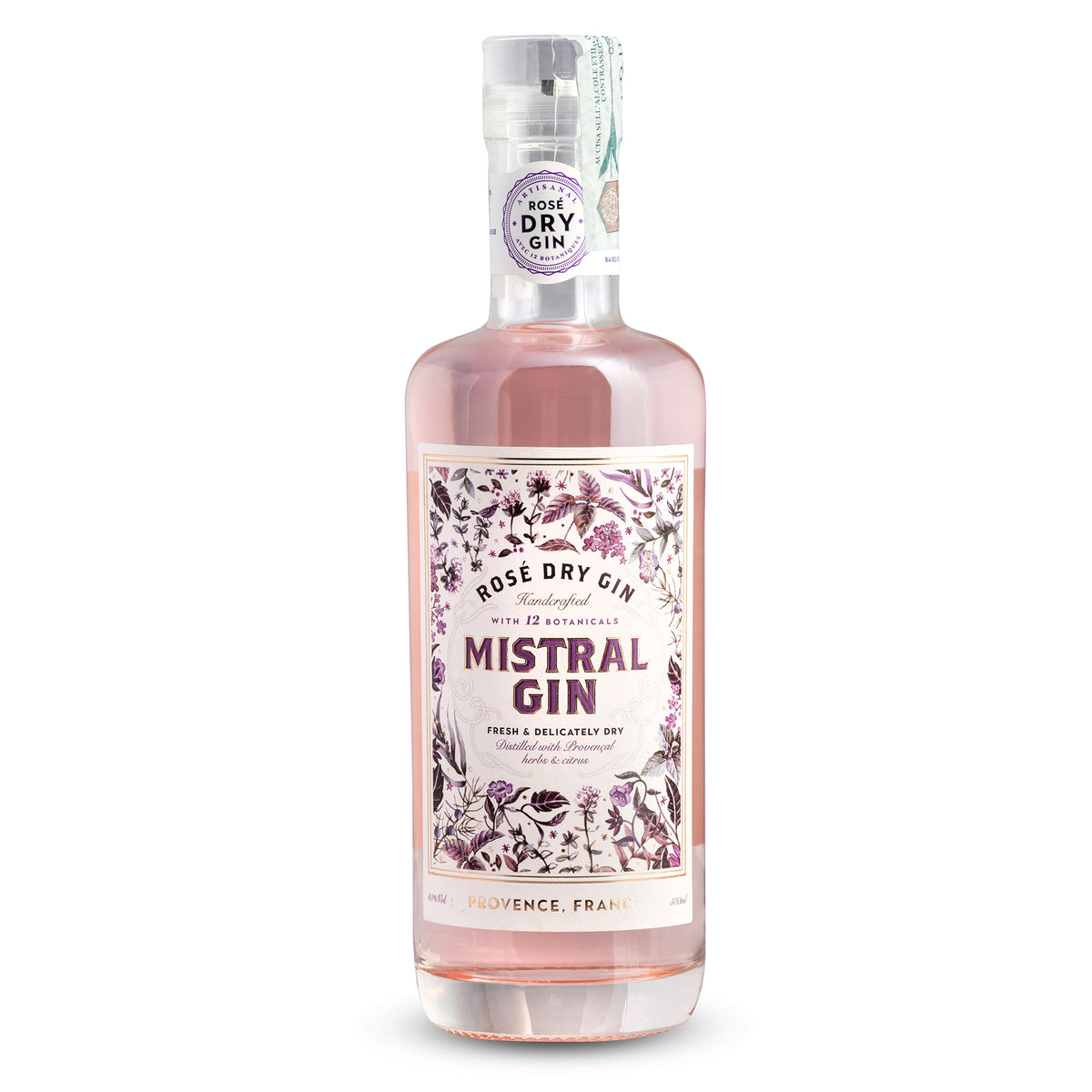MISTRAL GIN Rosé Provenzale | Gin Premium Artigianale – Angella Bevande ...
